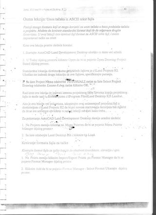 LEKCIJA 8 - 15 AutoCad Land Development Desktop