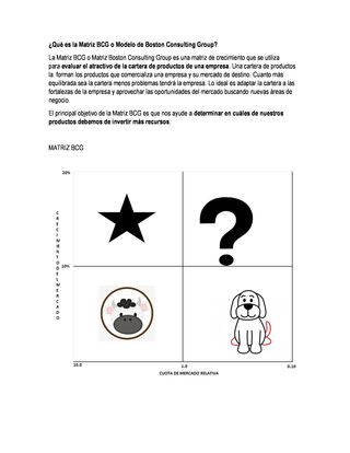 Qué Es La Matriz BCG o Modelo de Boston Consulting Group