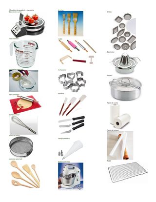Utensilios de Panadería y Repostería