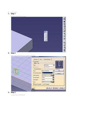 How to Make Thread in CATIA