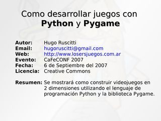 Como desarrollar juegos con Pygame y Python