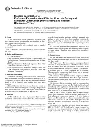ASTM D1751 (1999)_preformed expansion joint filler for concrete paving ...